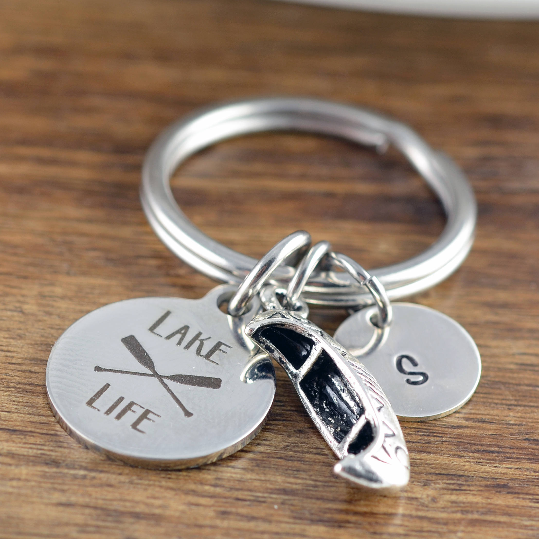 Lake Life - Engraved Keychain - Personalized Keychain - Lake Lovers ...