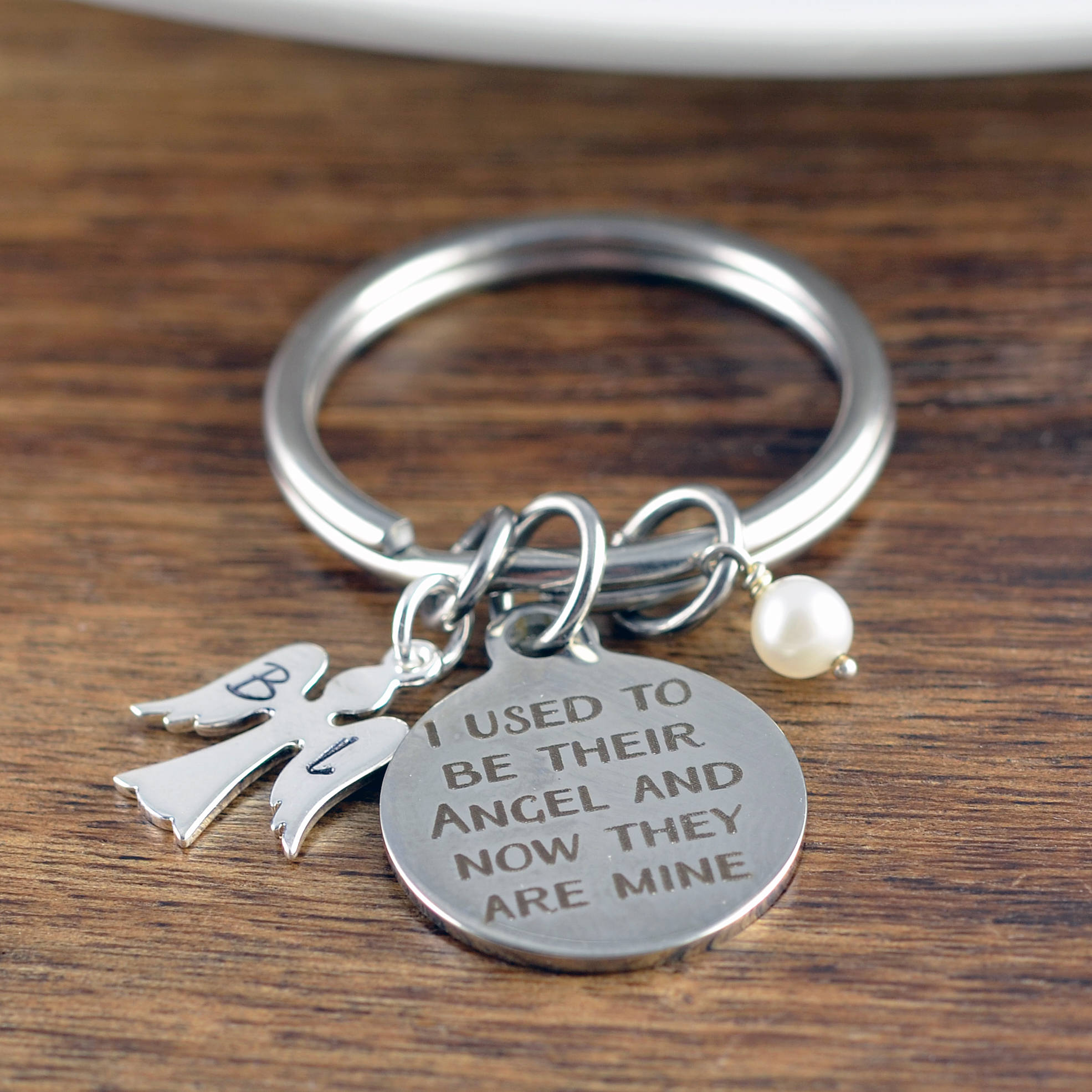 Remembrance Keychain, Angel Keychain, Remembrance Gifts, Memorial ...