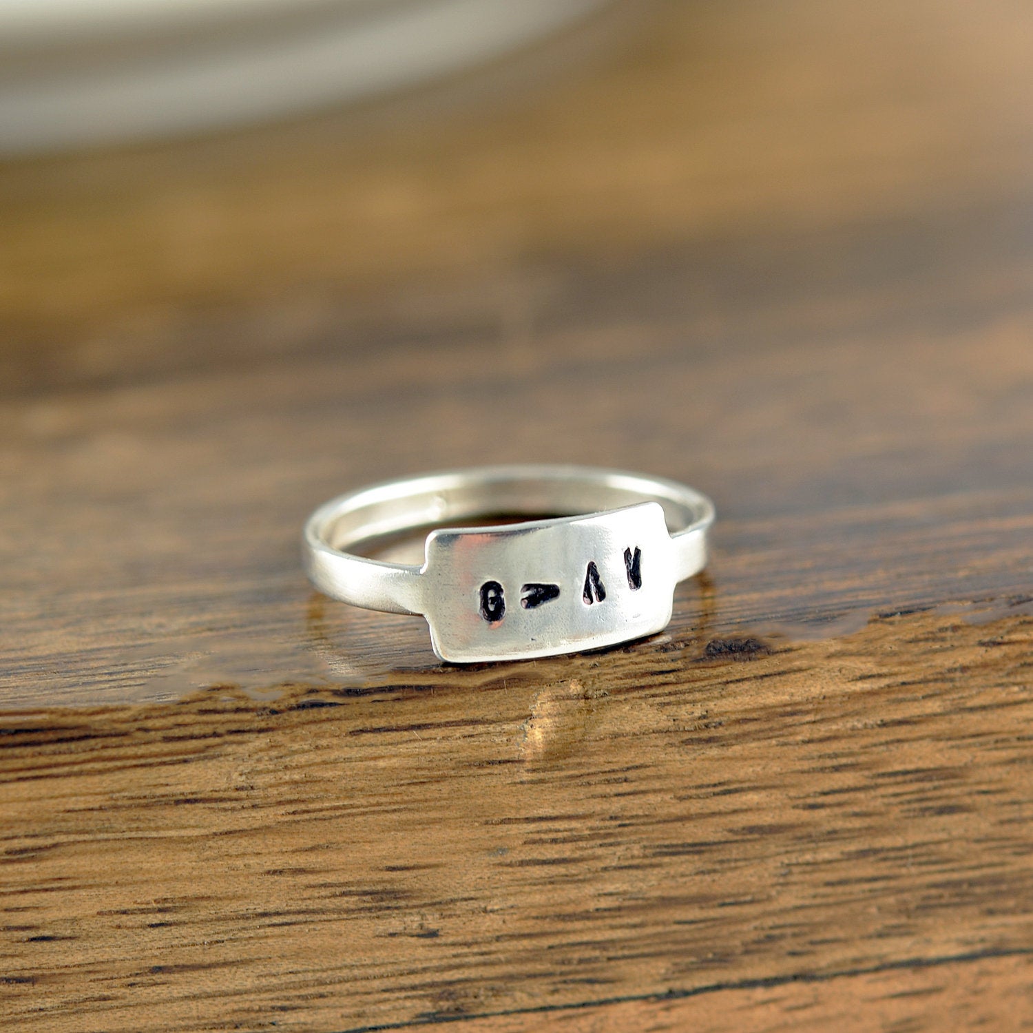 Name Ring, Sterling Silver Ring, Christian Gifts, Inspirational Jewelry ...